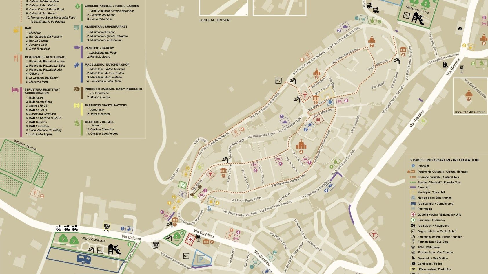 Disponibili le mappe turistiche di Biccari e dell'Area Montana - Visit ...